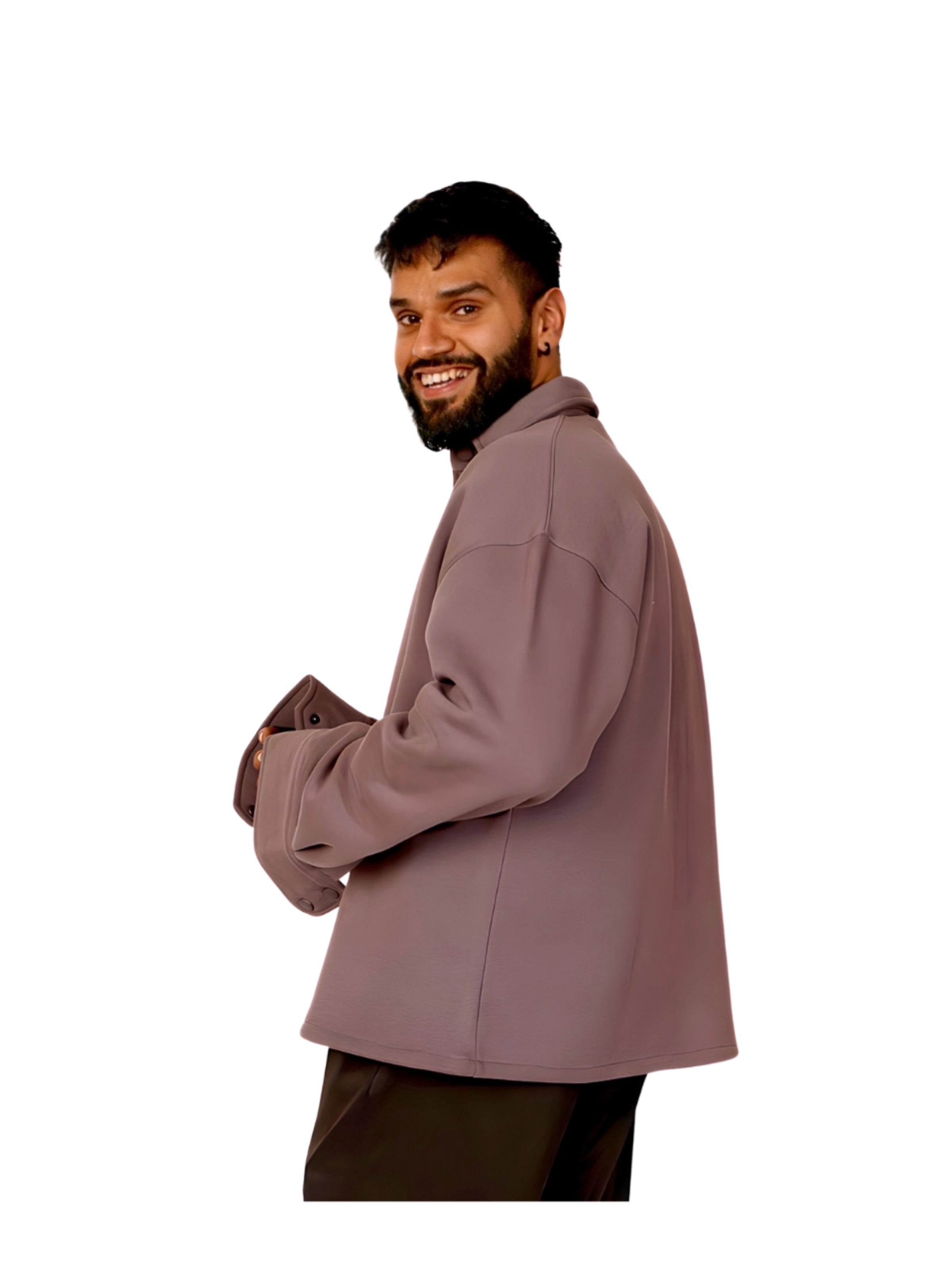 Spring Shacket - Plum – urbanneedsindia