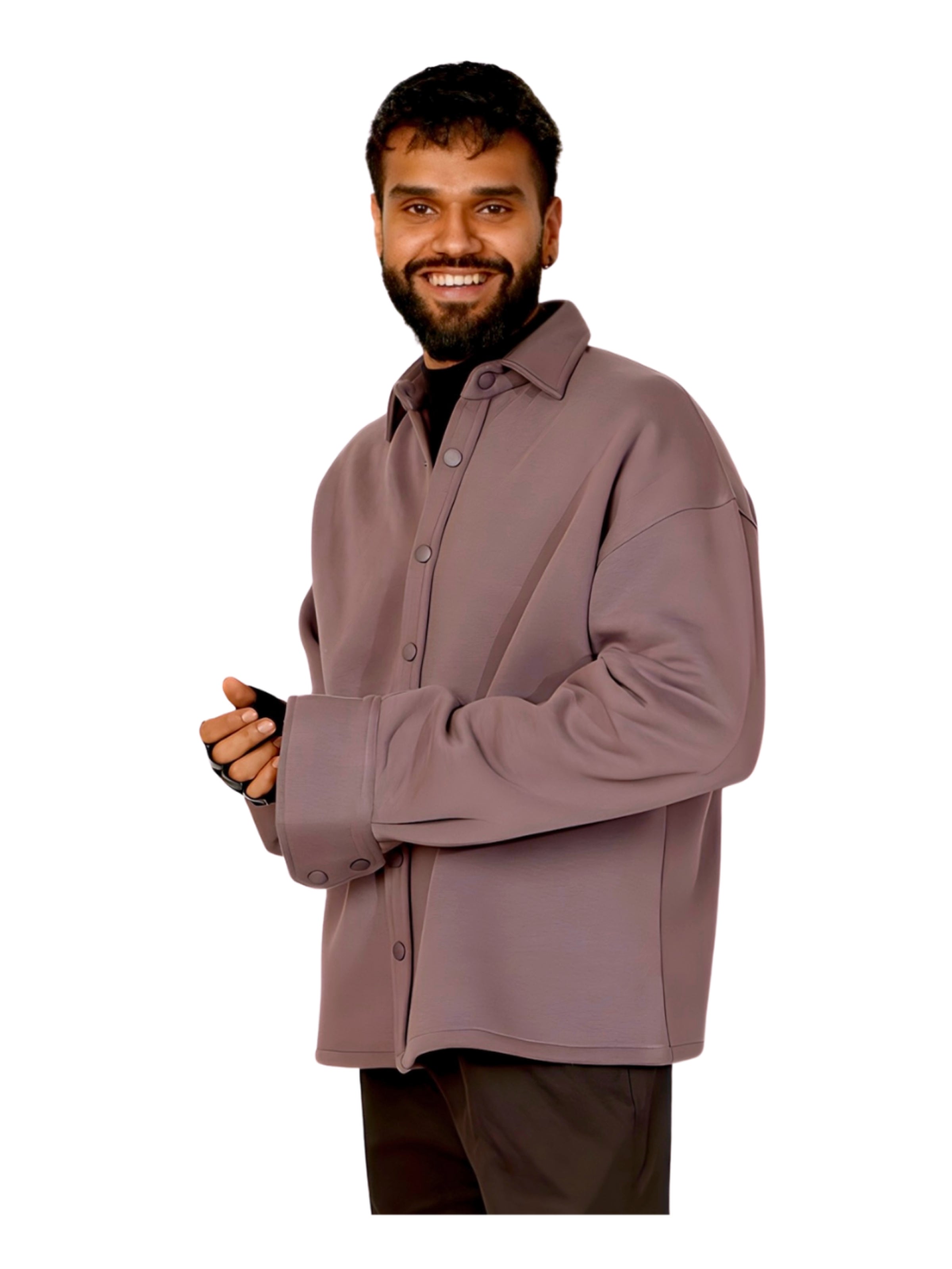 Spring Shacket - Plum – urbanneedsindia