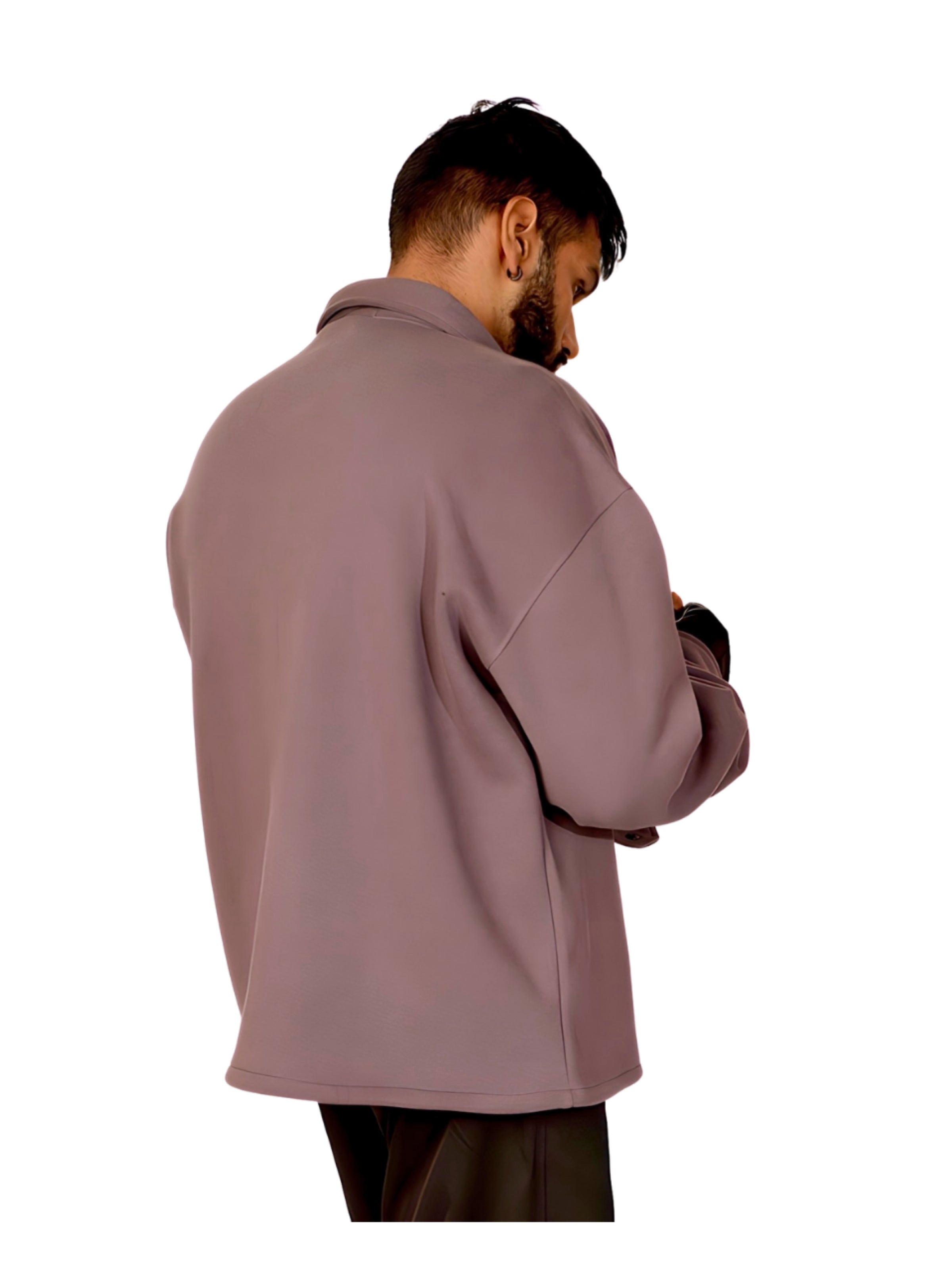 Spring Shacket - Plum – urbanneedsindia