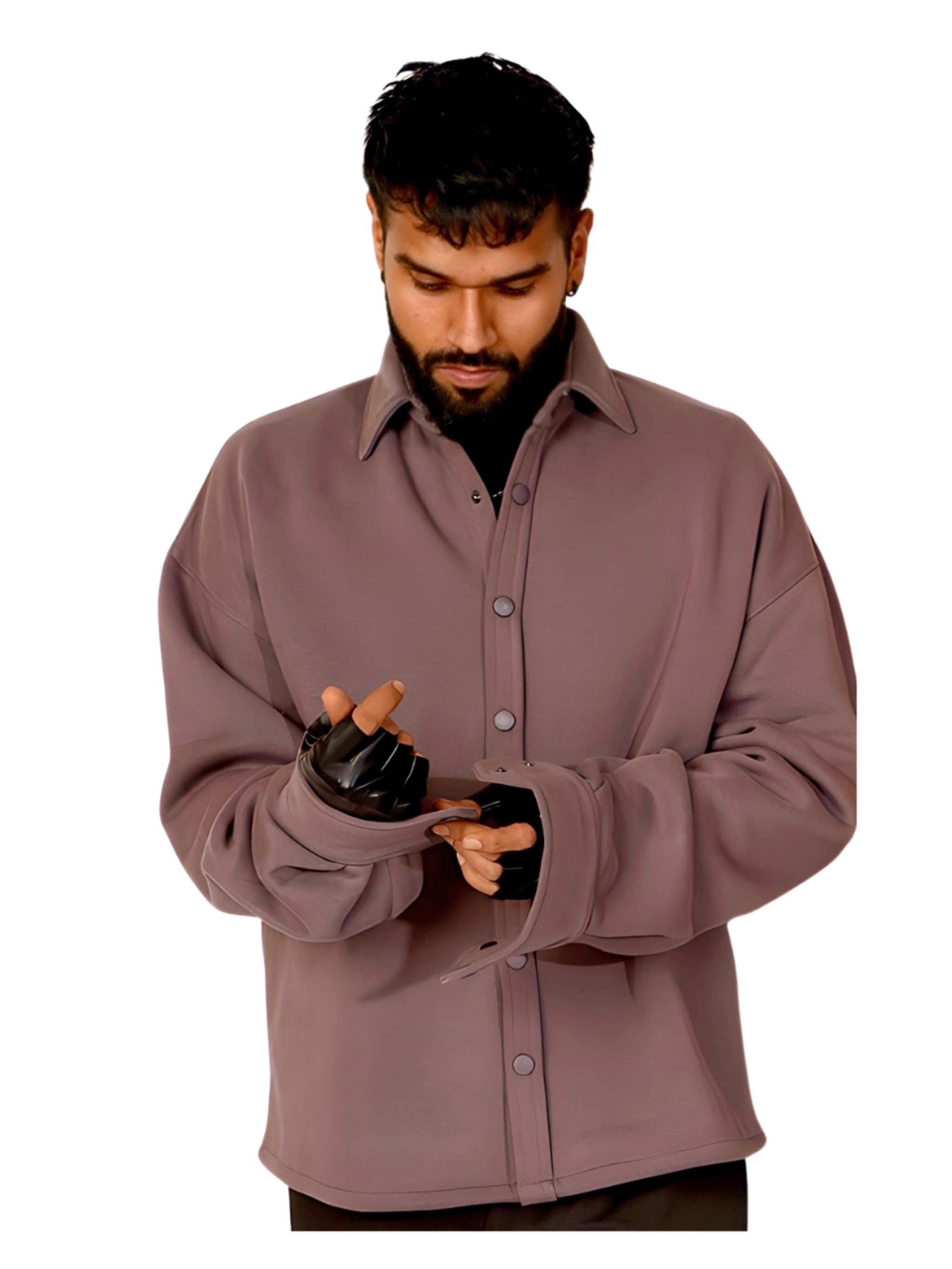 Spring Shacket - Plum – urbanneedsindia