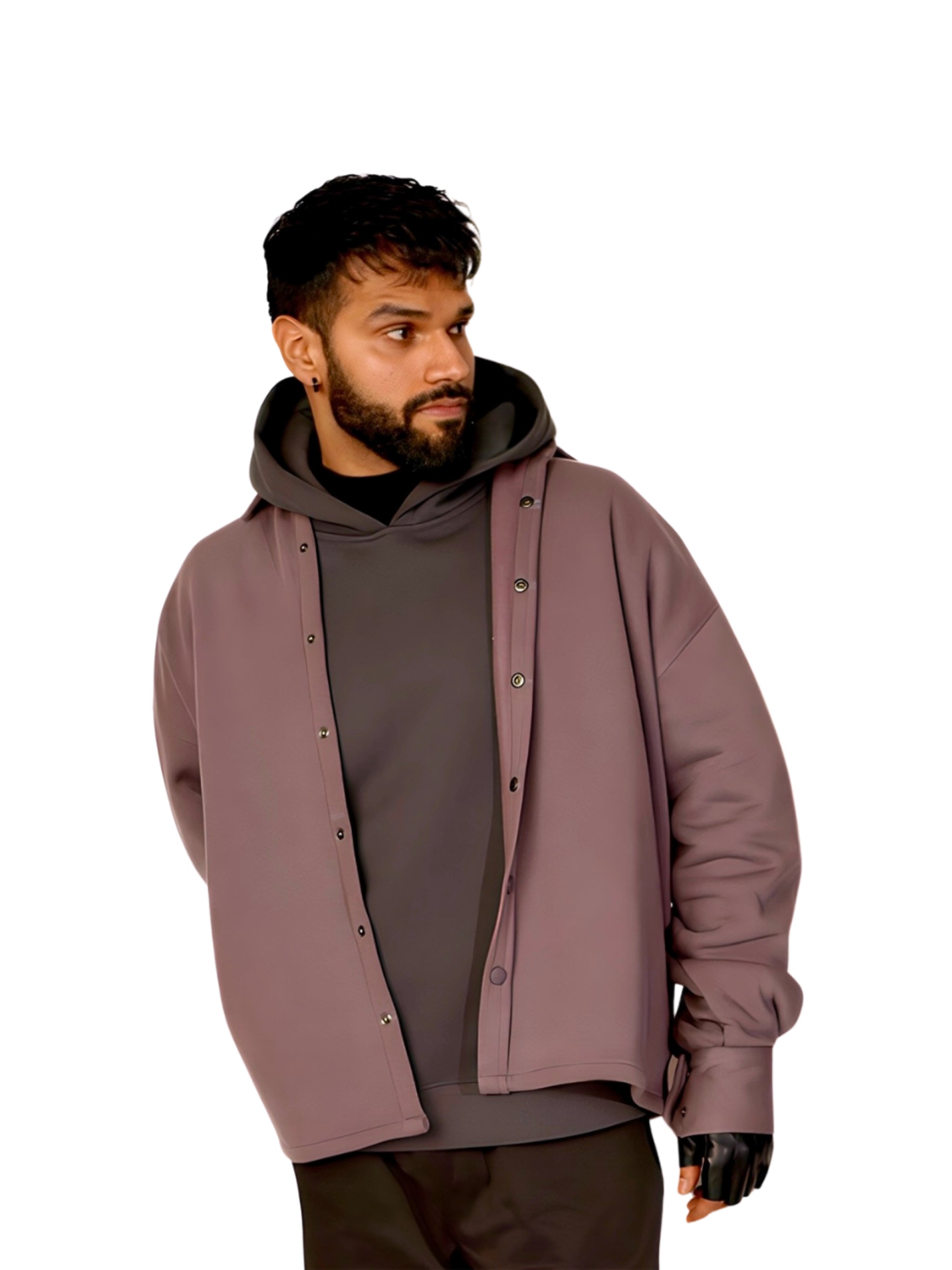 Spring Shacket - Plum – urbanneedsindia