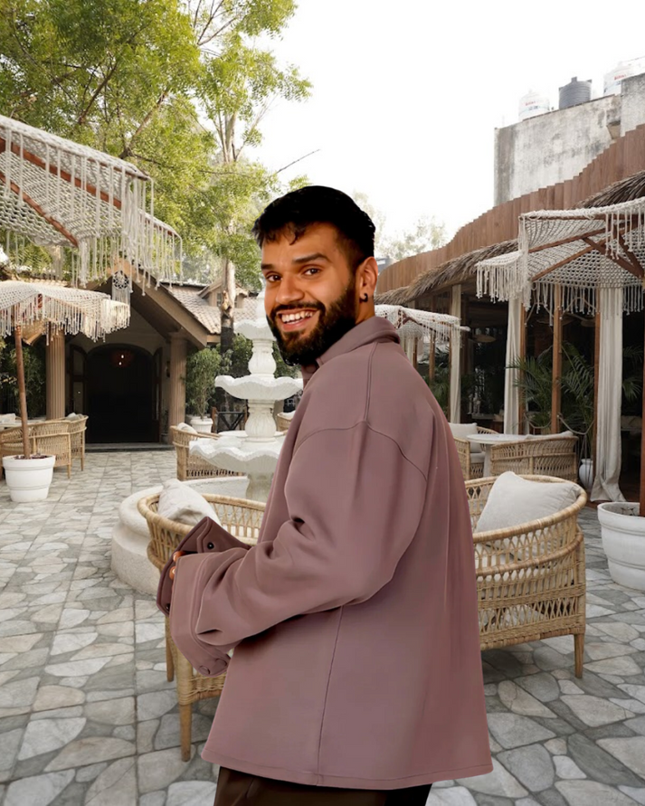 Spring Shacket - Plum – URBAN NEEDS