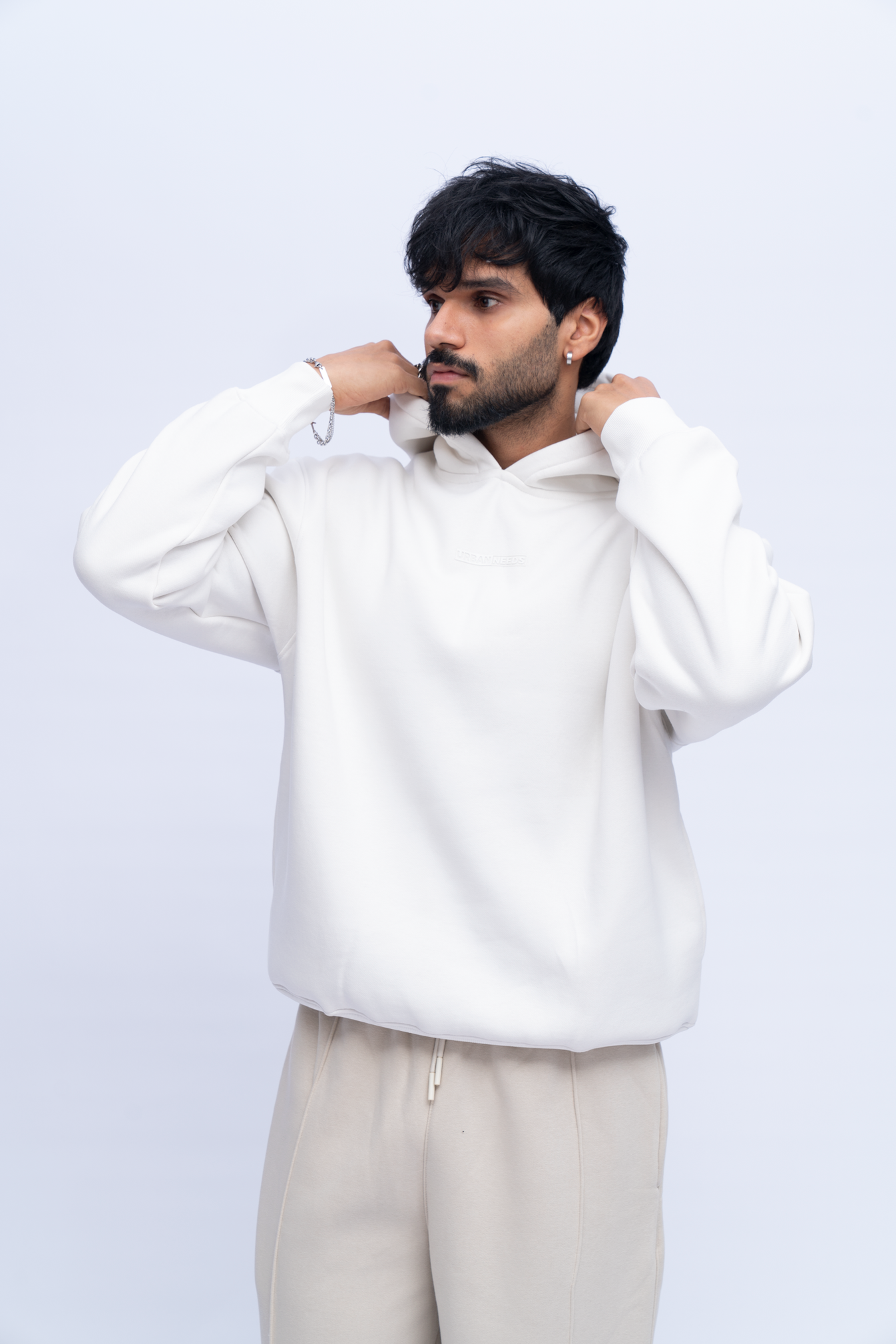 Everyday Hoodie - Cloud White – URBAN NEEDS